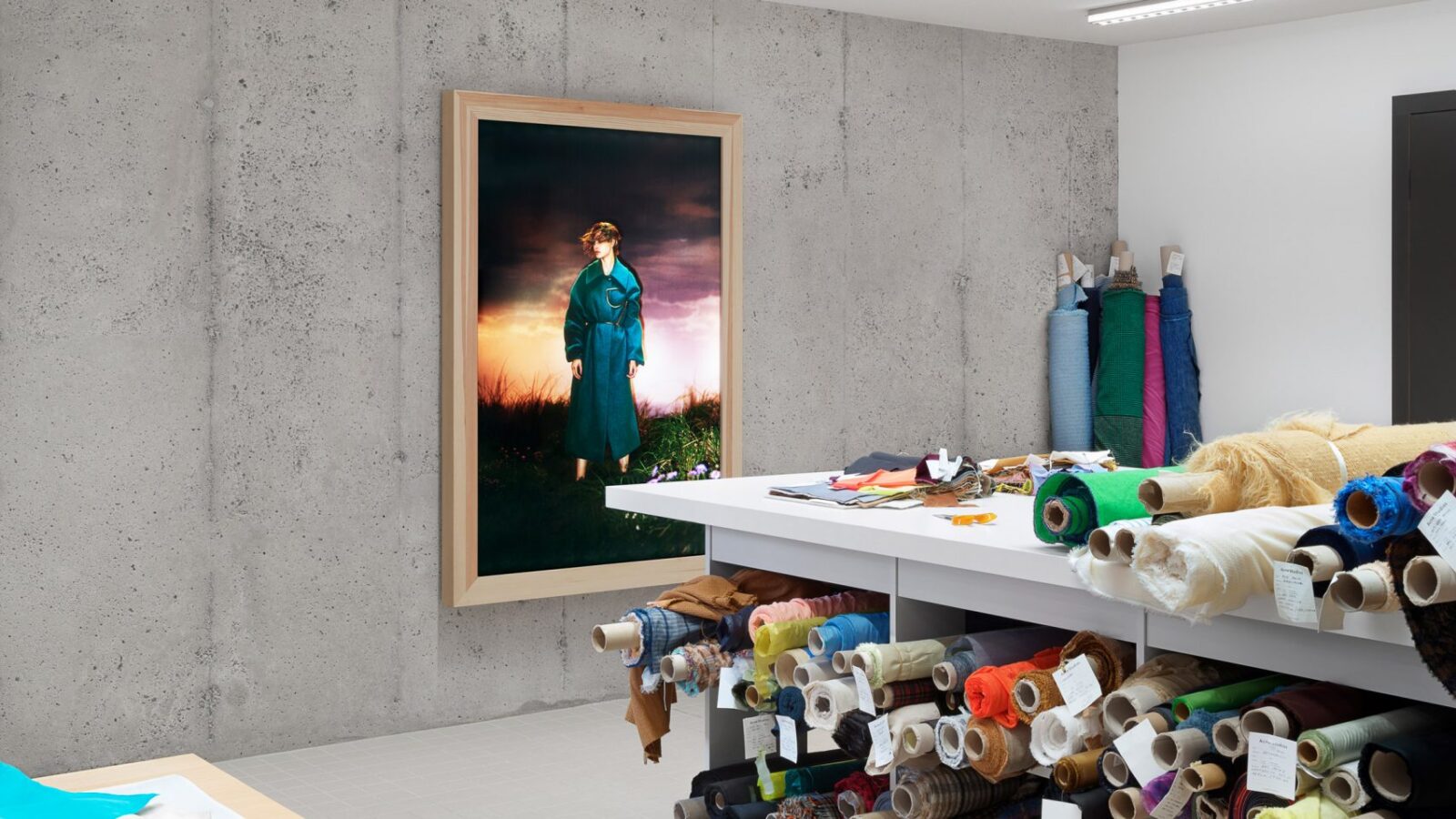 How to Decorate Fashion Studio Walls With Abstract Art - Fashion on a Curve